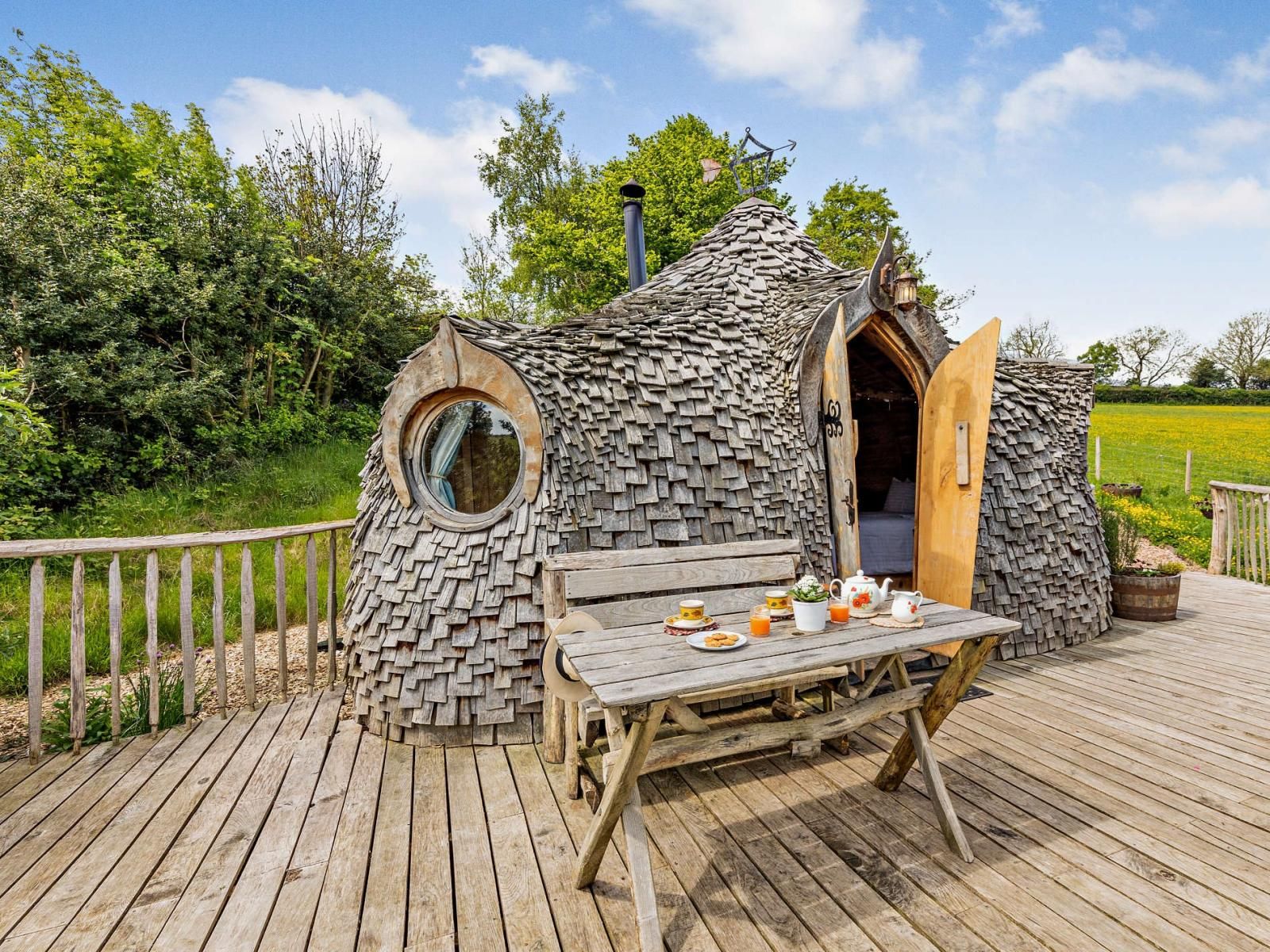 Book a holiday in a Hobbit House, various locations throughout the UK
