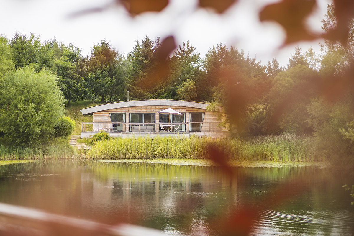Isabella Lodge at Brompton Lakes. Luxury lakeside lodge Yorkshire