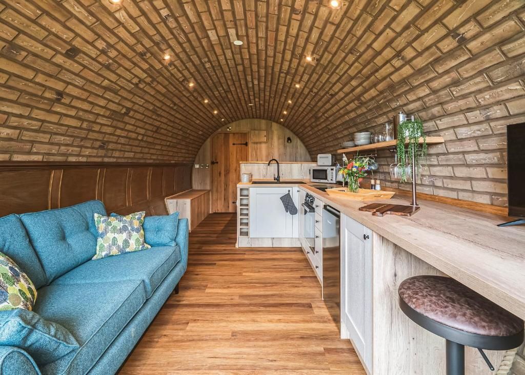 Luckington Burrows – storybook roundhouses with hot tubs in Somerset