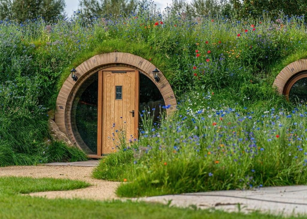 Luckington Burrows – storybook roundhouses with hot tubs in Somerset