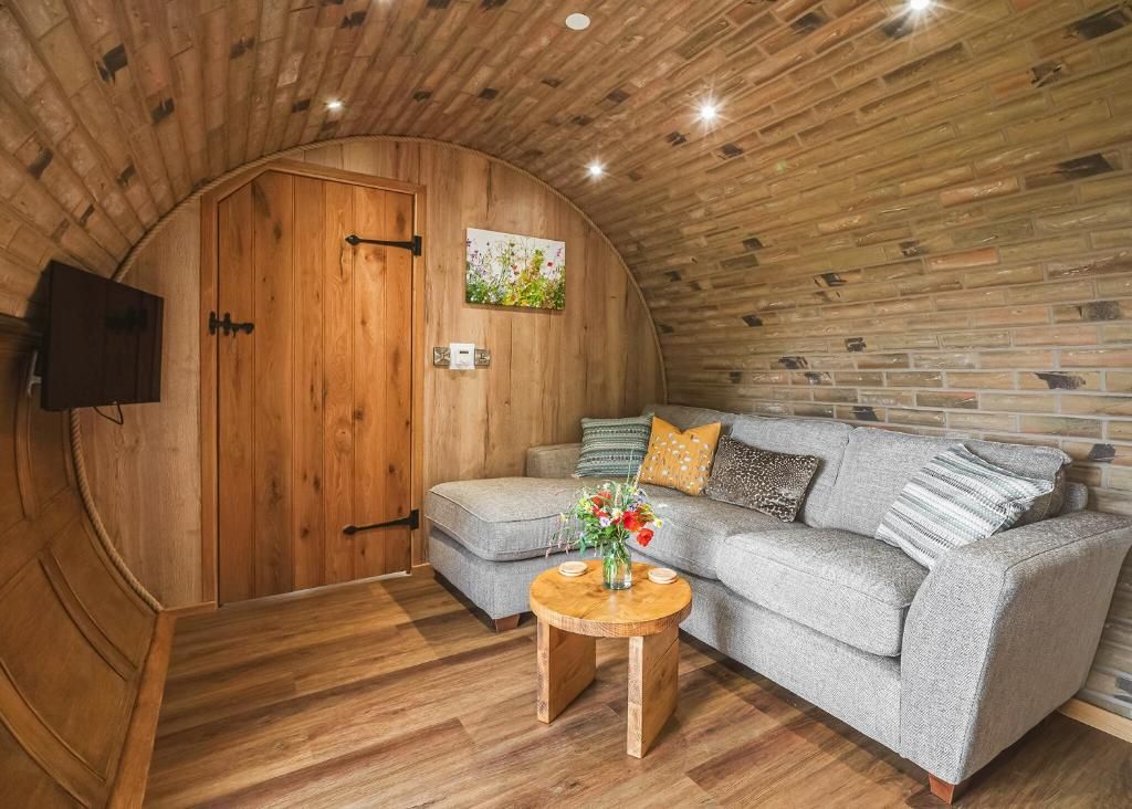 Luckington Burrows – storybook roundhouses with hot tubs in Somerset