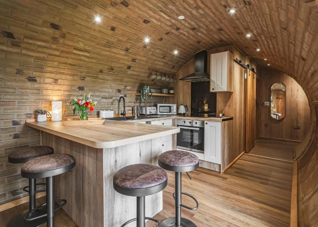 Luckington Burrows – storybook roundhouses with hot tubs in Somerset