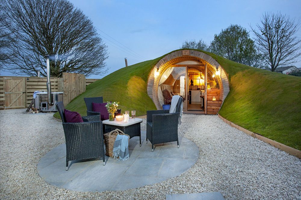 Book a holiday in a Hobbit House, various locations throughout the UK