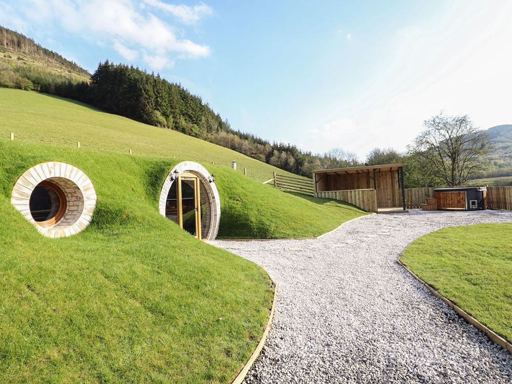 Book a holiday in a Hobbit House, various locations throughout the UK
